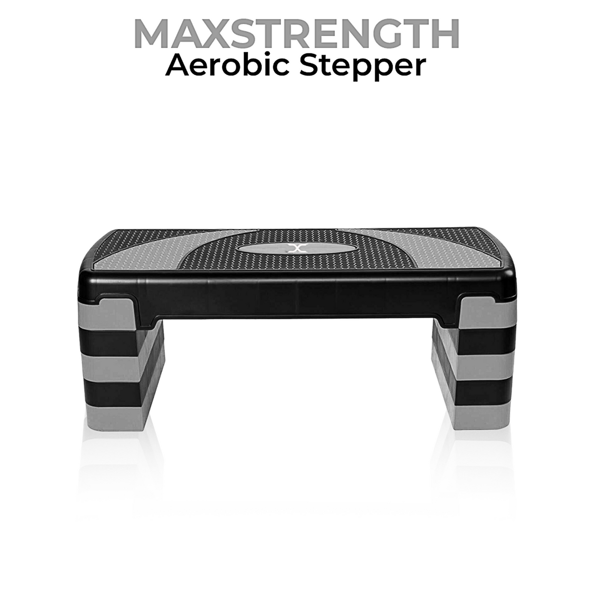 MAXSTRENGTH Aerobic Stepper Fitness Exercise Equipment | Adjustable Gym ...