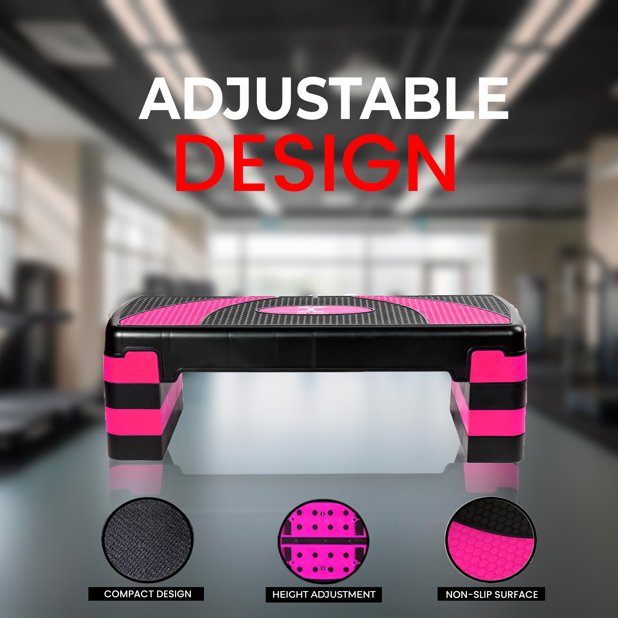 MaxStrength Aerobic Steppers | Step Up Your Fitness Game | Cardio ...