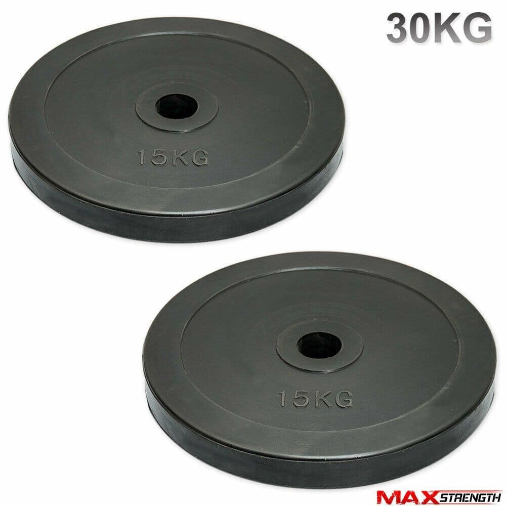 Buy now 30Kg to 150Kg Olympic Rubber Weight Plates set| Maxstrength.net ...
